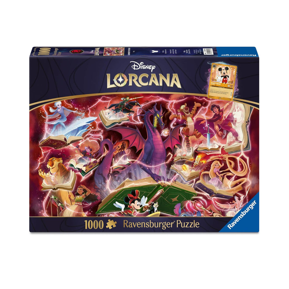 Disney Lorcana 1000 Pc Ravensburger Puzzle Glimmers of the Realm Ruby – COLLECTION REALM