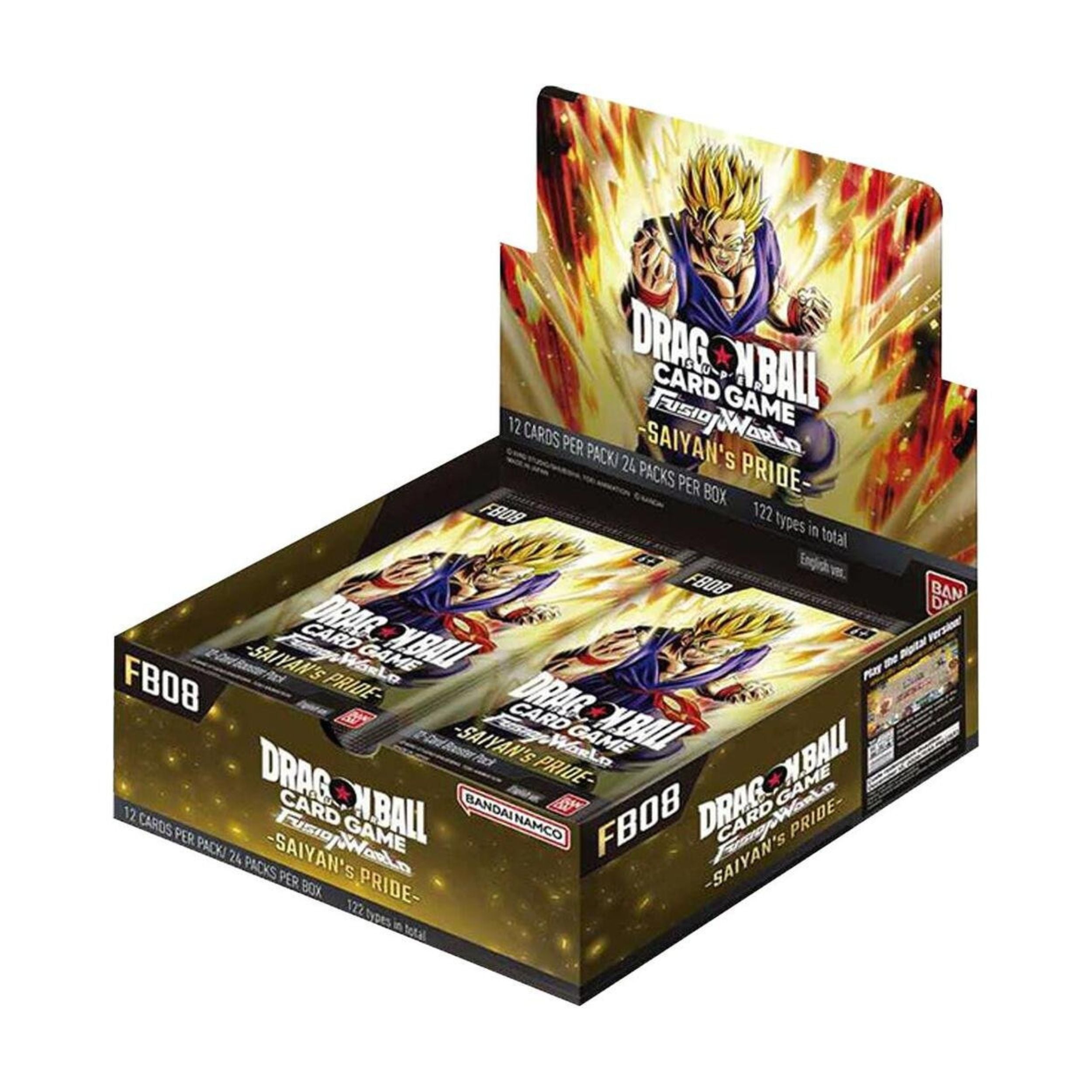 Dragon Ball Super Fusion World Saiyan's Pride Booster Box - 24 Packs ...