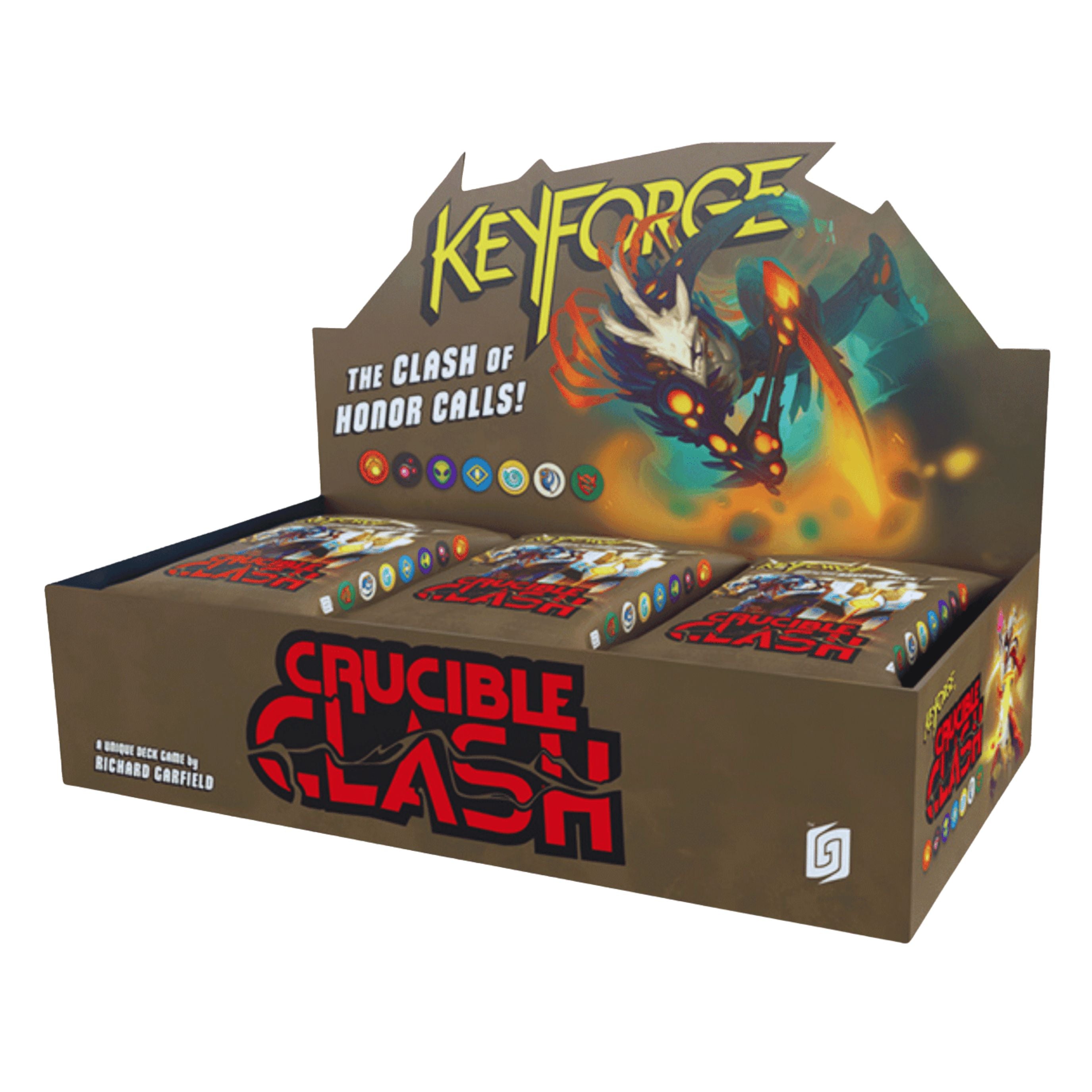 Keyforge Crucible Clash Archon Deck Display Collectible Card Game ...