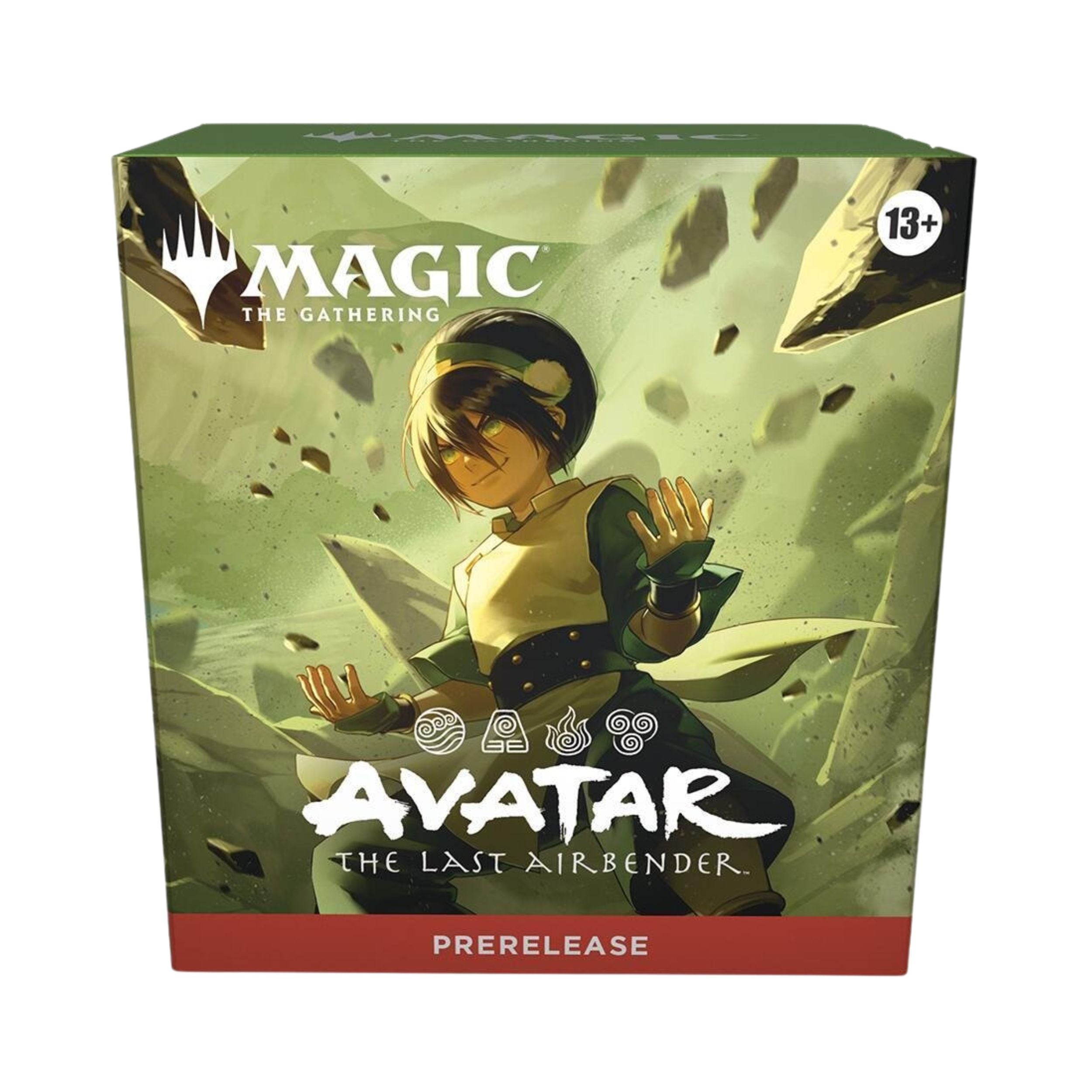 MTG Avatar The Last Airbender Toph Green Prerelease Pack Play Boosters ...