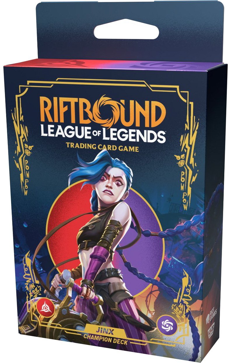 Riftbound League of Legends Trading Card Game: Jinx Champion Deck *Pre ...