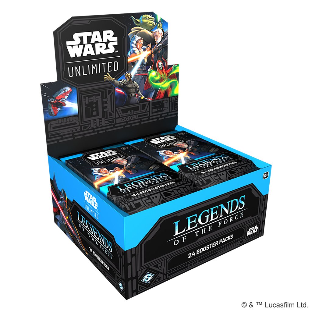 Star Wars: Unlimited TCG: Legends of The Force - Booster Box by Fantas ...