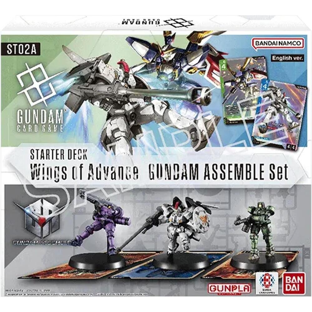 Gundam TCG Assemble Set Starter Deck 02 ST02A - Wings of Advance (Engl ...