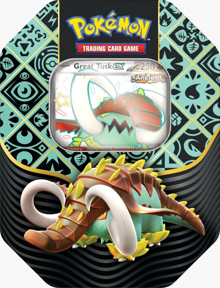 Pokémon TCG Scarlet & Violet Paldean Fates Great Tusk ex International ...