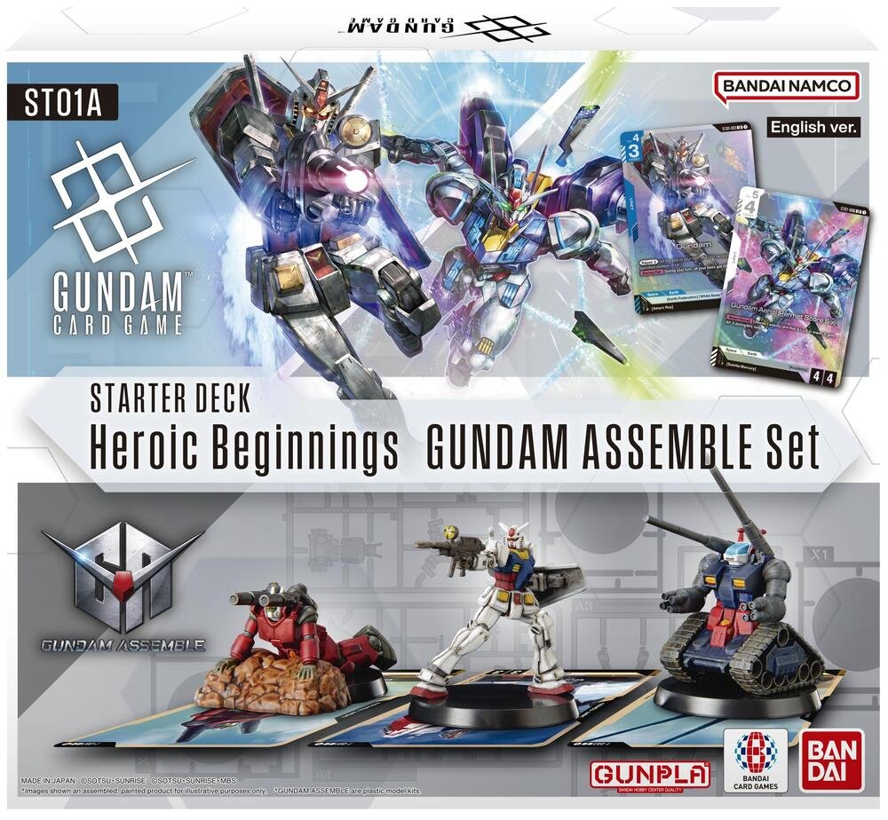 Gundam TCG Assemble Set Starter Deck 01 ST01 - Heroic Beginnings (Engl ...